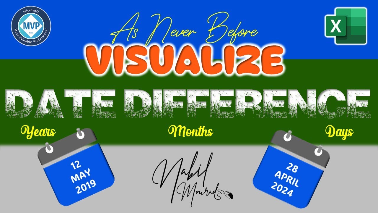 Calculate and Visualize Date Difference in a Single Function - YouTube