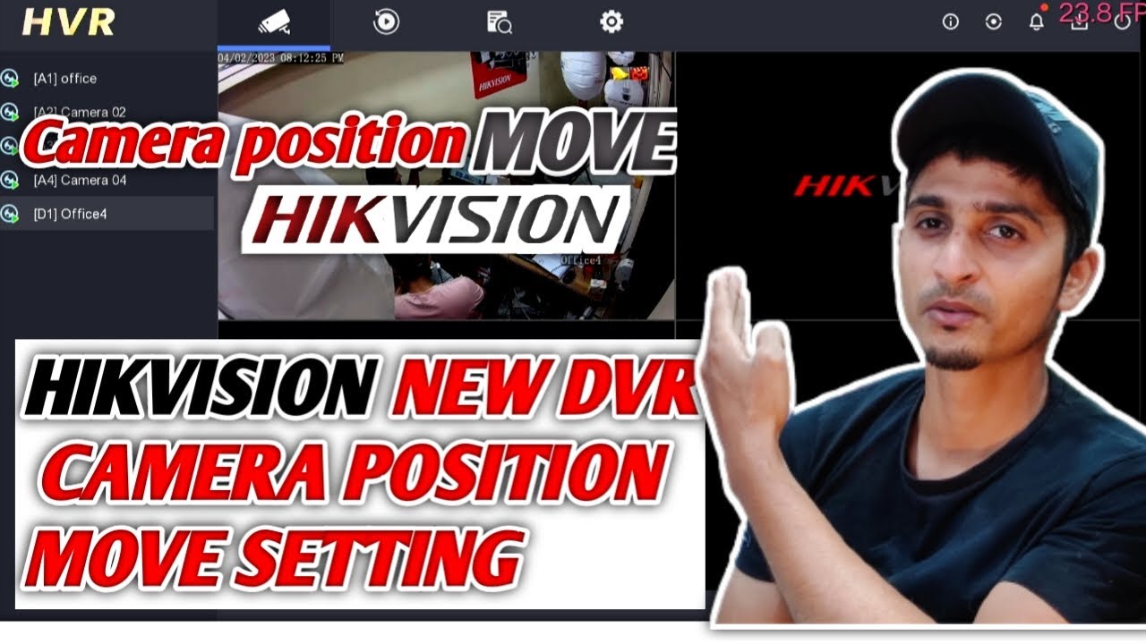 How to Display Camera Position Move in Hikvision DVR NVR - YouTube
