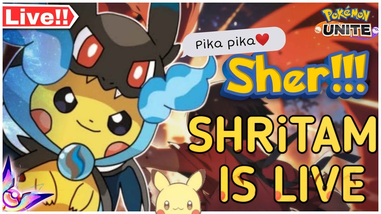 LONG STREAM WITH NOOBE TEDDY SHER | POKEMON UNITE | #live #freefire # ...