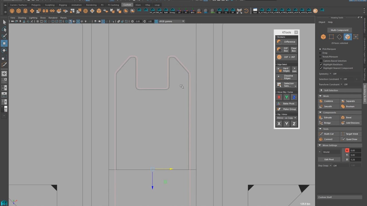 Floor Panels - modeling timelapse - Autodesk Maya - YouTube