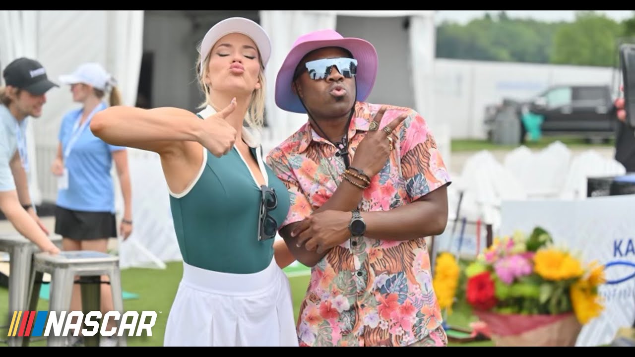 Mamba Smith goes 1-on-1 with @PaigeSpiranac at the Kaulig Companies ...