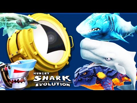 Hungry Shark Evolution - Shark Signal 3 (5 BABIES AT ONCE) - YouTube