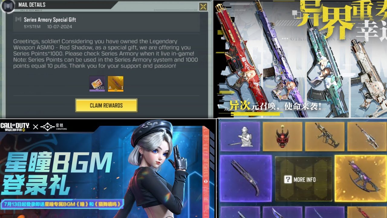 New Series Armory Special Gift + New BGM Collab Theme + Girl's ...