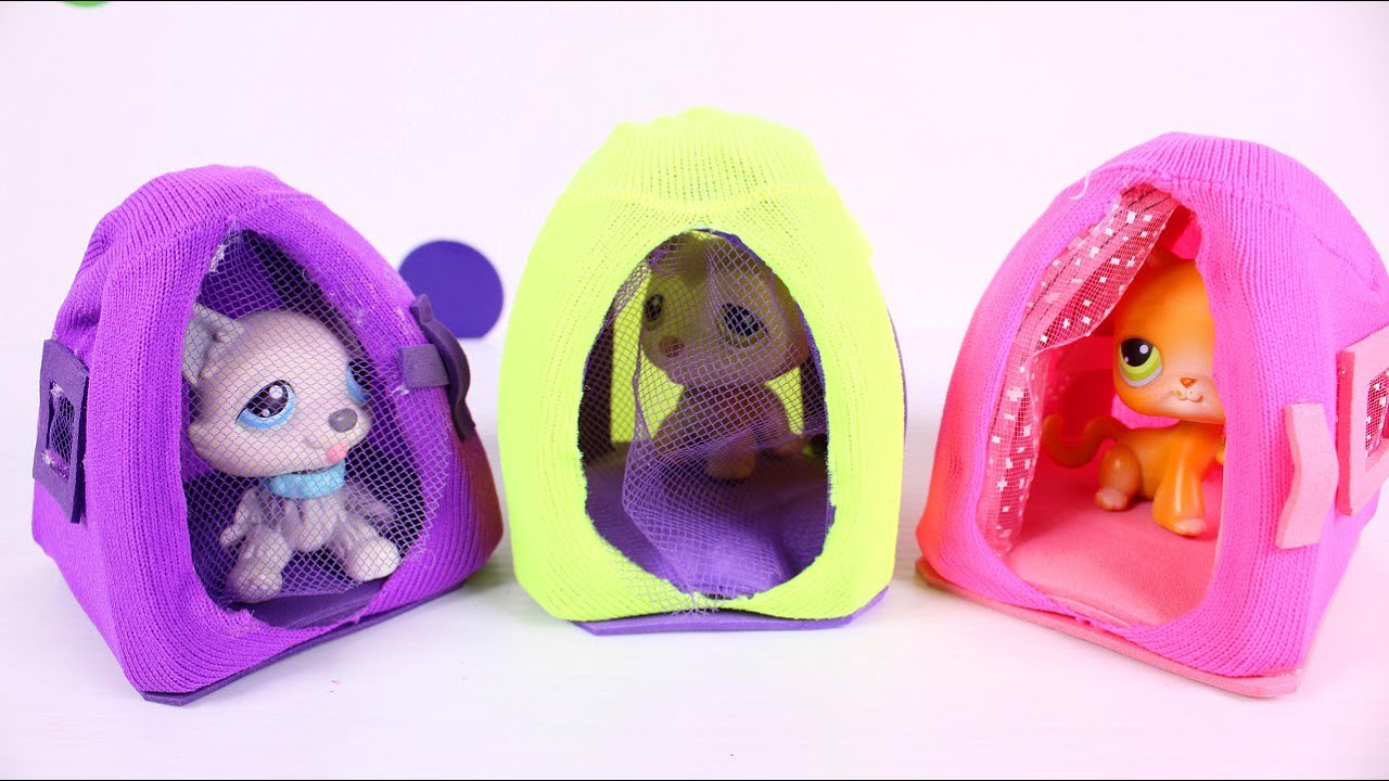 How to make LPS Accessories: a Tent - YouTube