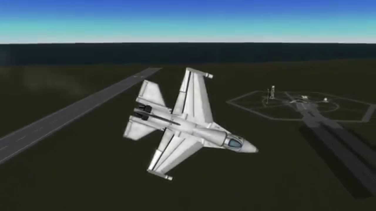 [KSP STOCK] F-16 Fighting Falcon replica - YouTube