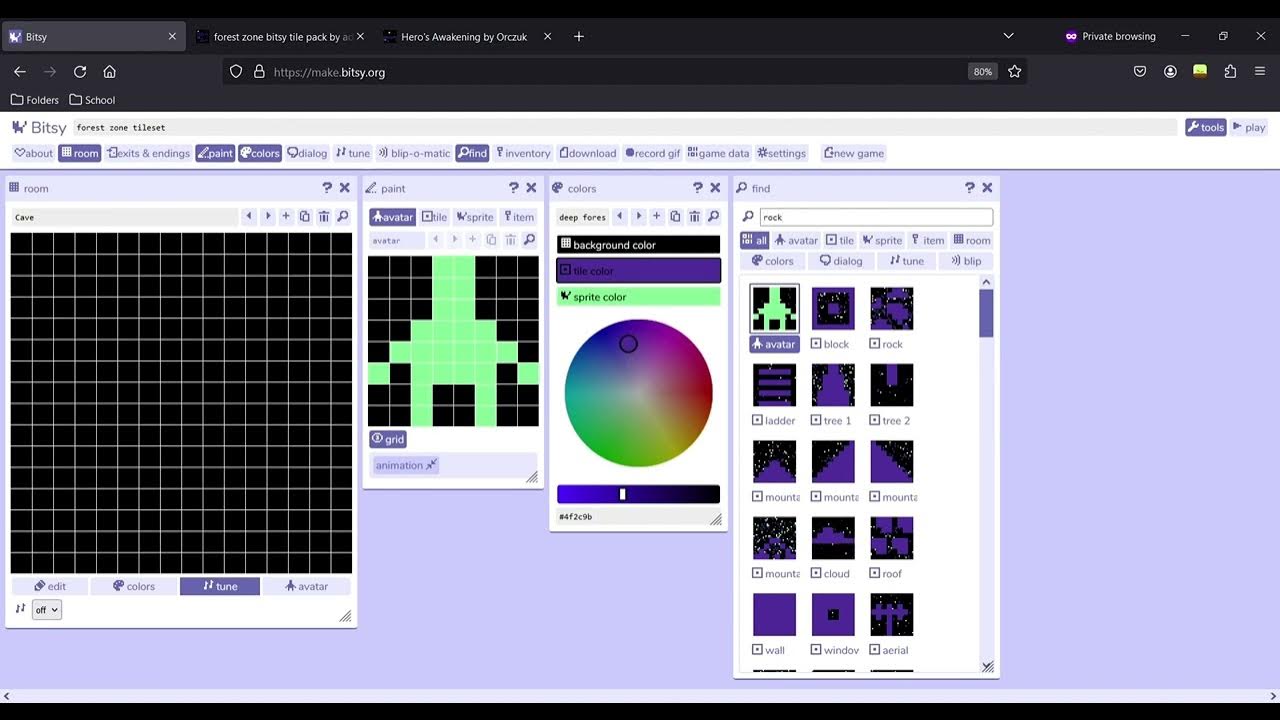 Hero's Awakening Bitsy Tutorial - YouTube