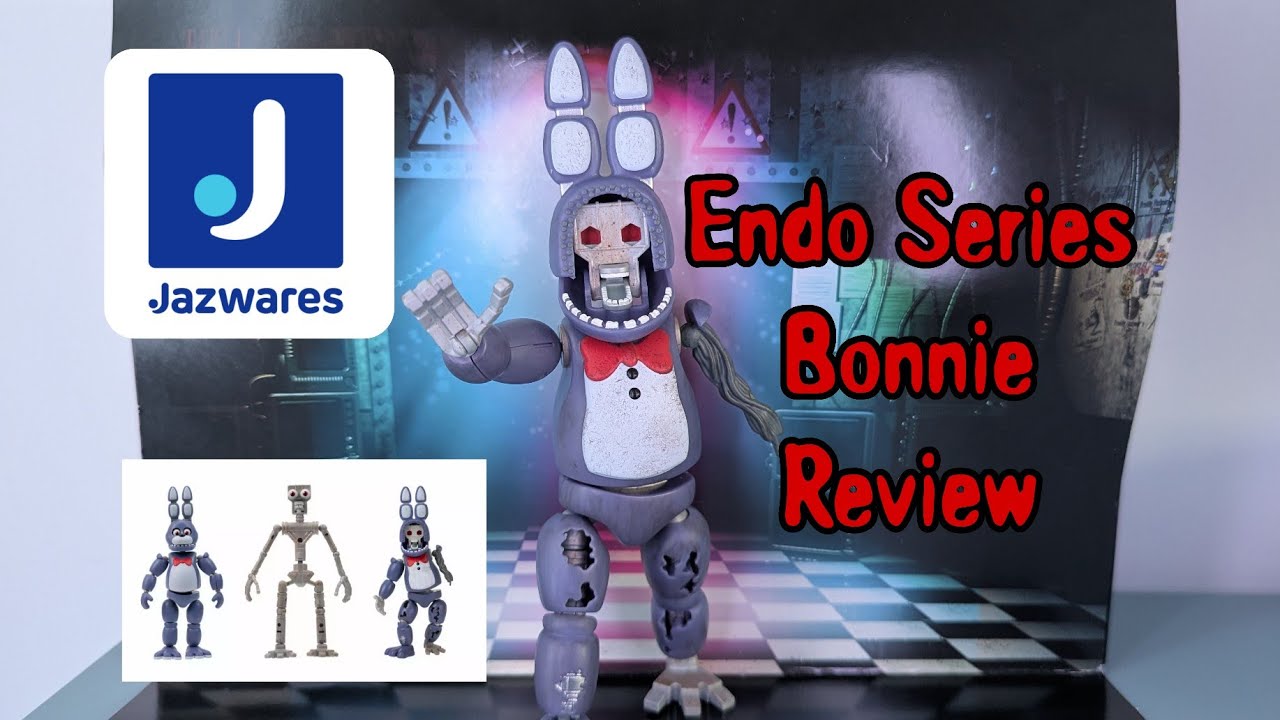 Jazwares Endo Series Bonnie Five Nights at Freddy's Figure FULL REVIEW ...
