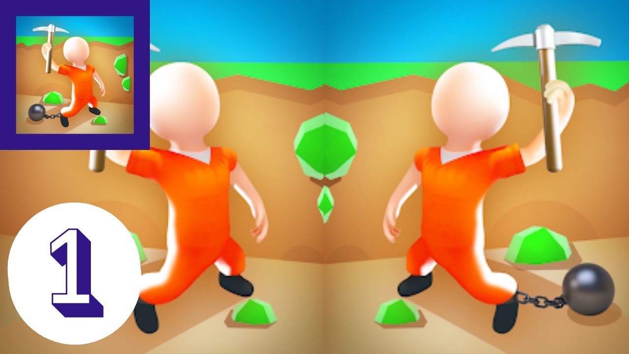 Dig And Run: Prison Escape Walkthrough Gameplay Tutorial Part 1 || For ...