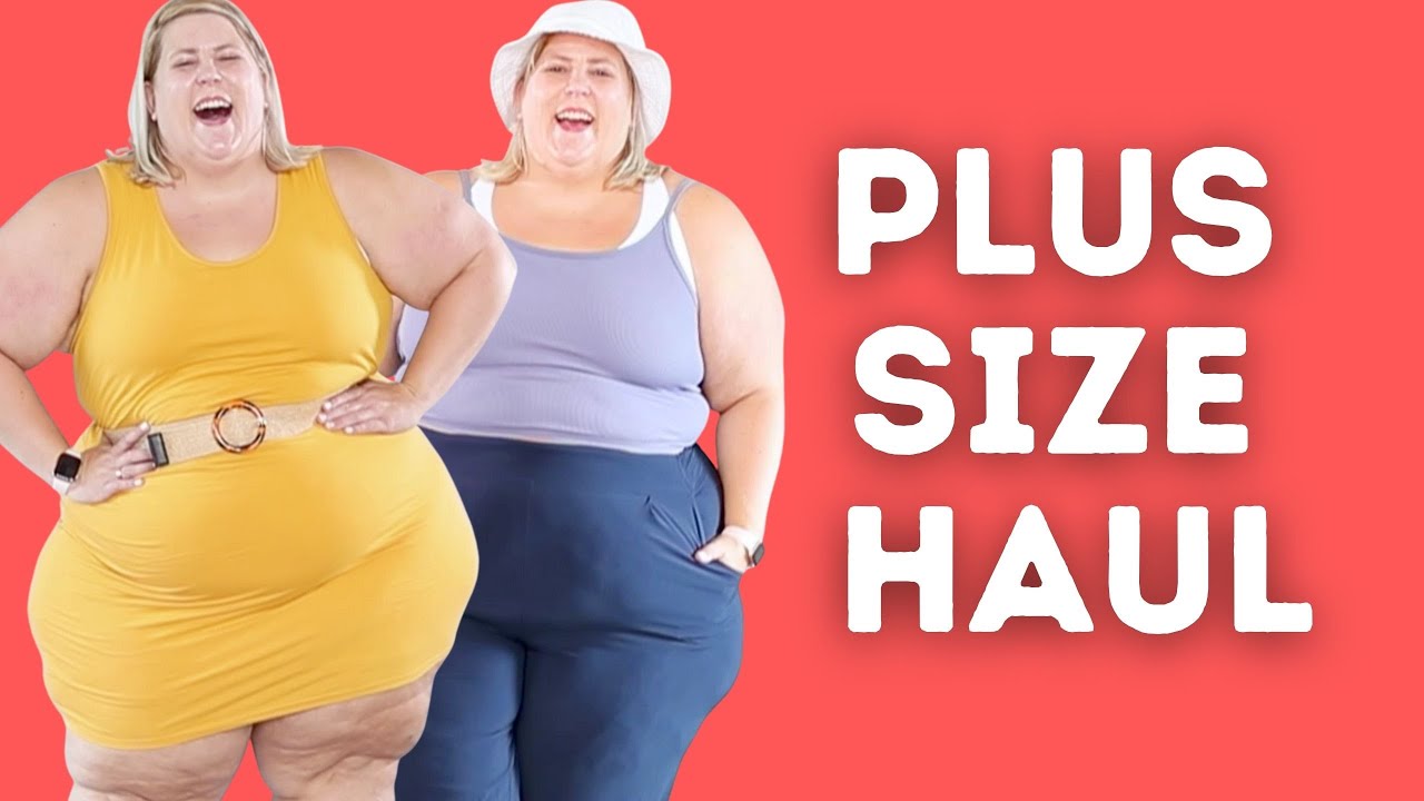 Plus Size Try On Haul: Comfy Clothing and Athleisure Wear - YouTube