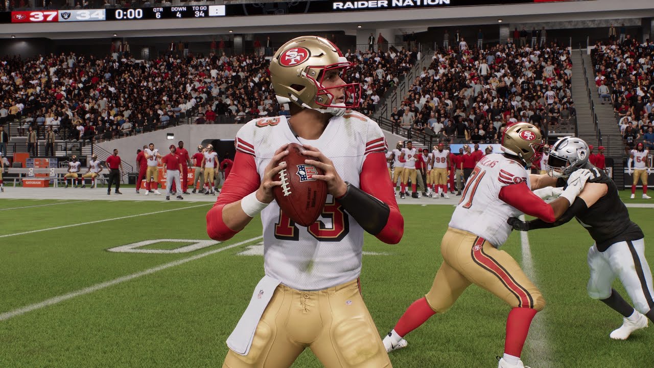 Madden 25 - Raiders vs 49ers - YouTube