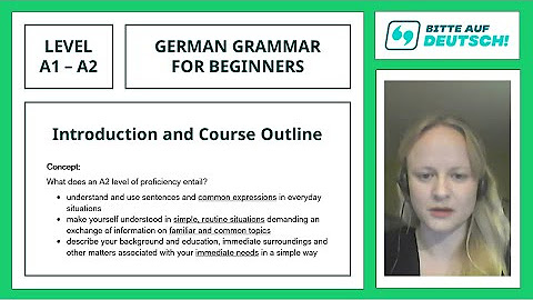 German Grammar for Beginners (A1-A2) - YouTube