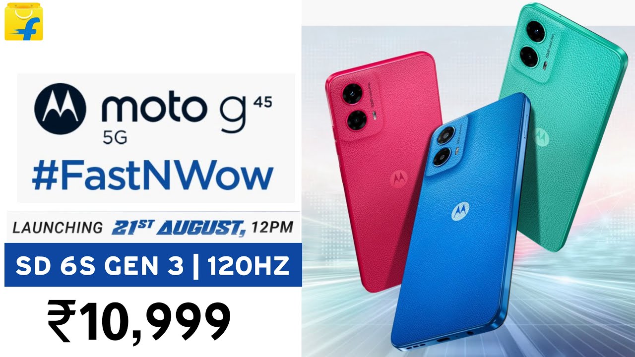 Moto G45 5G - Official India Launch Date | Moto G45 5G Price in India ...
