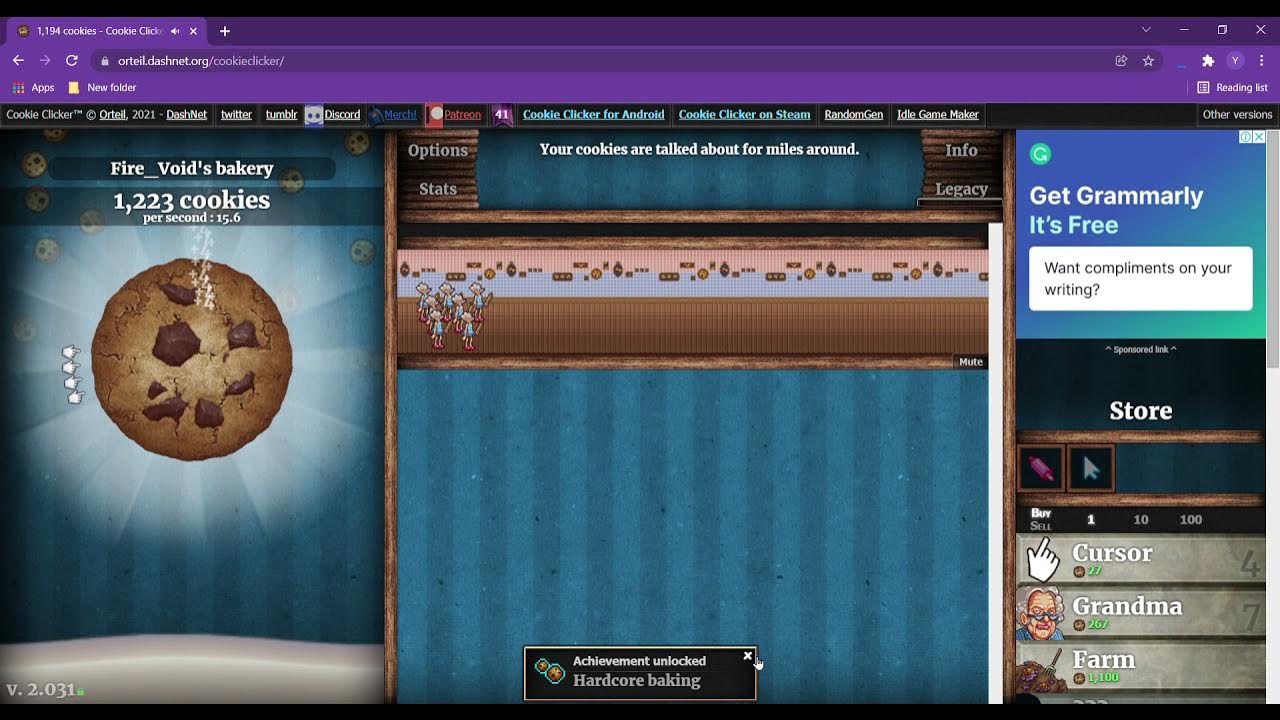 I'm *Farming* cookies Cookie Clicker #2 - YouTube