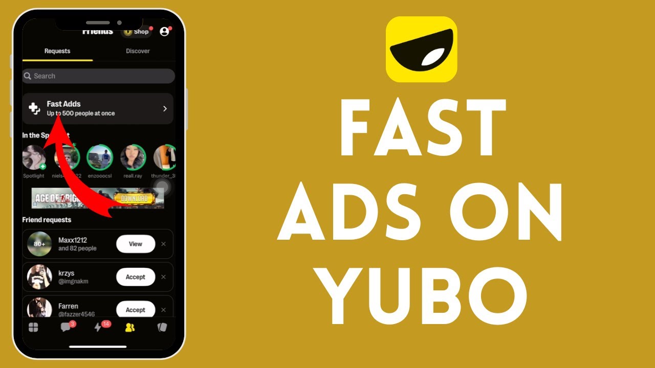 How to Do Fast Adds on Yubo iPhone (2024) - YouTube