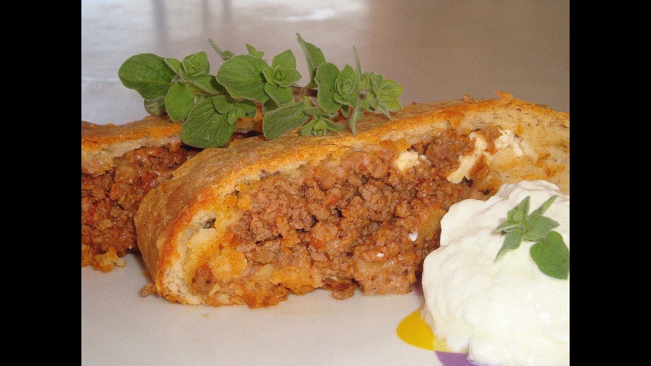 Στρούντελ με κιμά - Strudel with minced meat // Stella LoveCook - YouTube