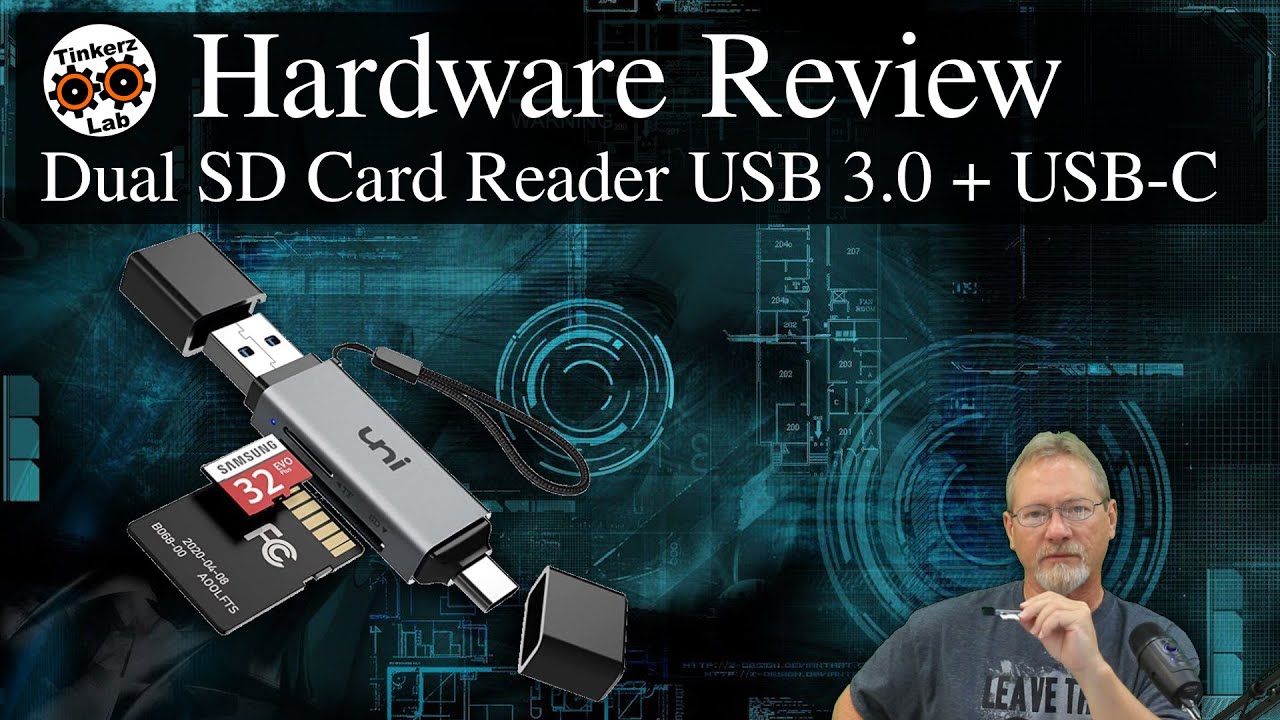 Hardware Review! Uni Dual SDCard / Micro SD Card Reader USB 3.0 + USB C ...