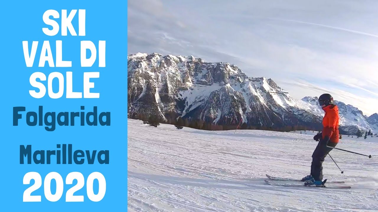Skiing Folgarida Marilleva 2020 - Val di Sole, Italy - YouTube