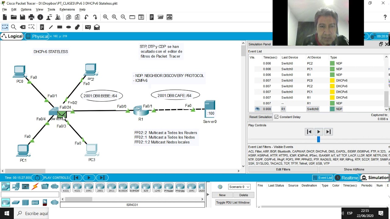 Ipv6 3 Dhcpv6 Stateless Youtube