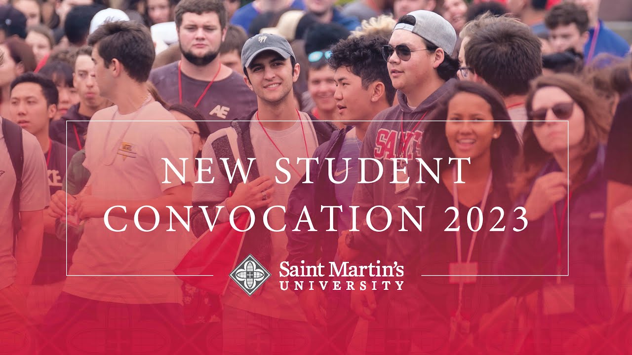 Saint Martin's University's New Student Convocation 2023 - YouTube