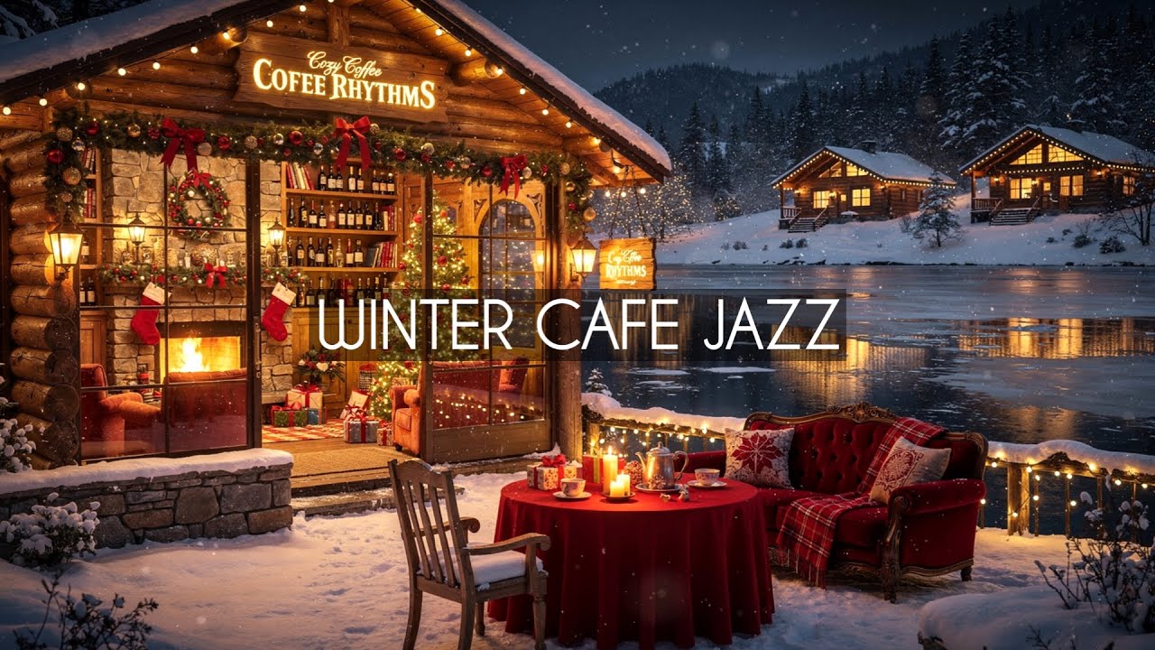 Quiet Snowfall Jazz 🌙 Calm Winter Music for Studying - YouTube