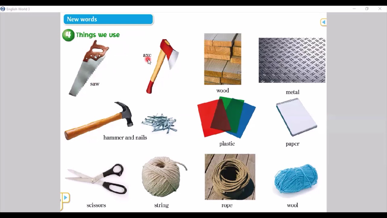 Unit 4 Things we use - YouTube