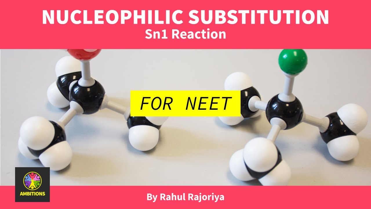 SN1 NUCLEOPHILIC SUBSTITUTION RXN - YouTube
