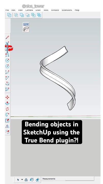 Bending objects in SketchUp using the True Bend plugin?! - YouTube