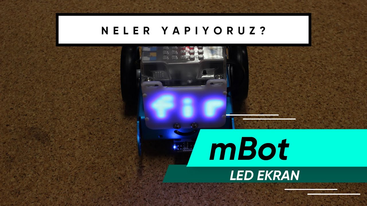 mBot: LED Ekran - YouTube