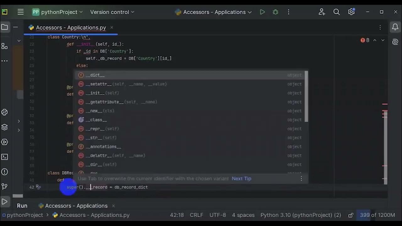P4EP156 Accessors Application in Python Object Oriented Programming OOP - YouTube