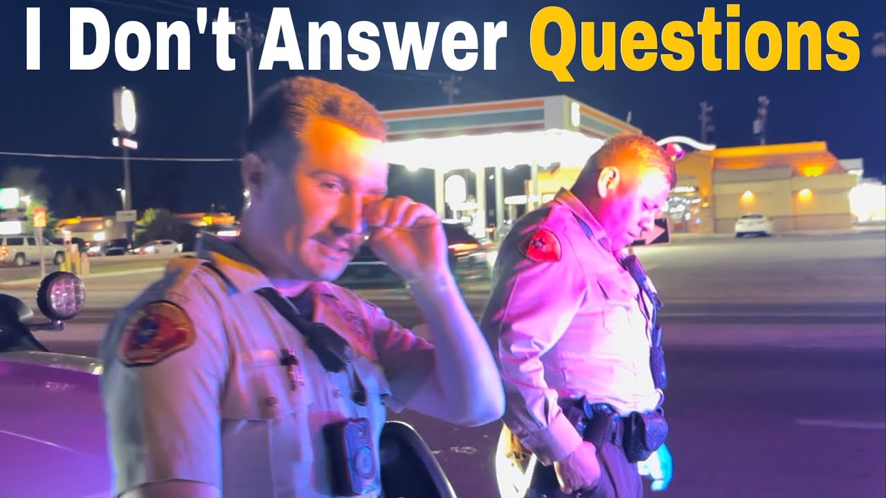 I Don’t Answer Questions - Trespassing and Arrest - YouTube