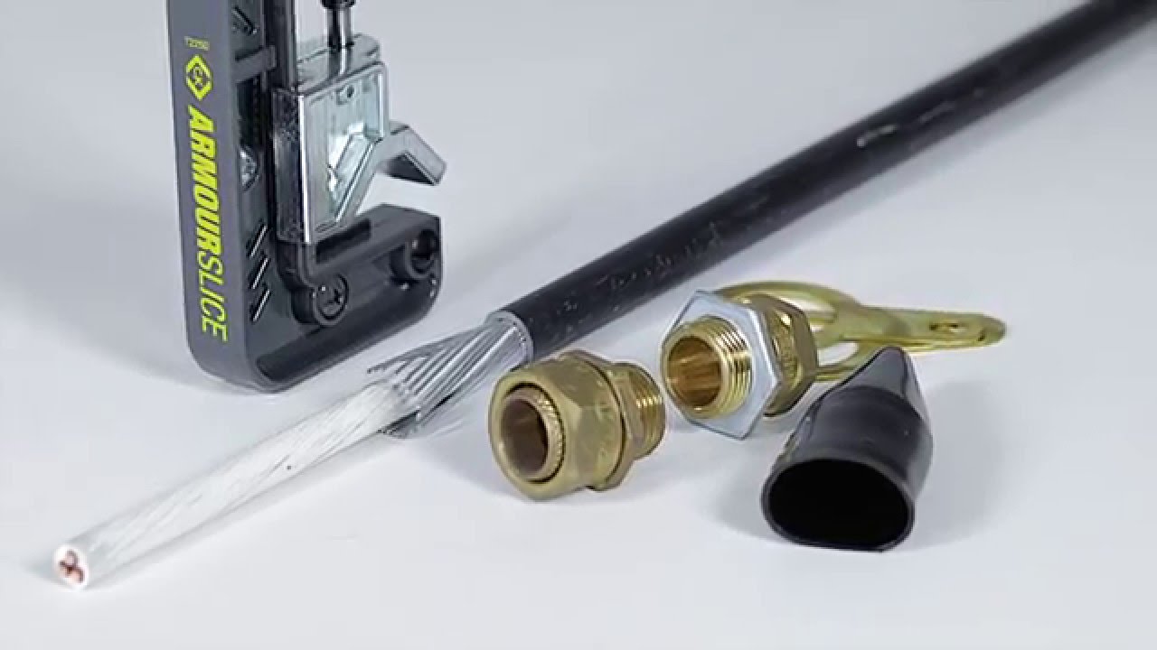 CK T2250 ArmourSlice SWA Cable Stripper - YouTube