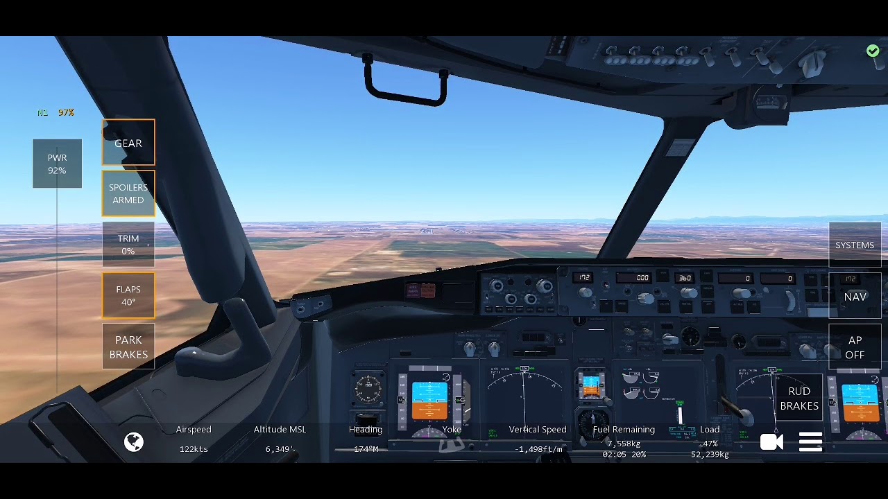 UA328 CRASH LANDING RECreated with b737 - YouTube