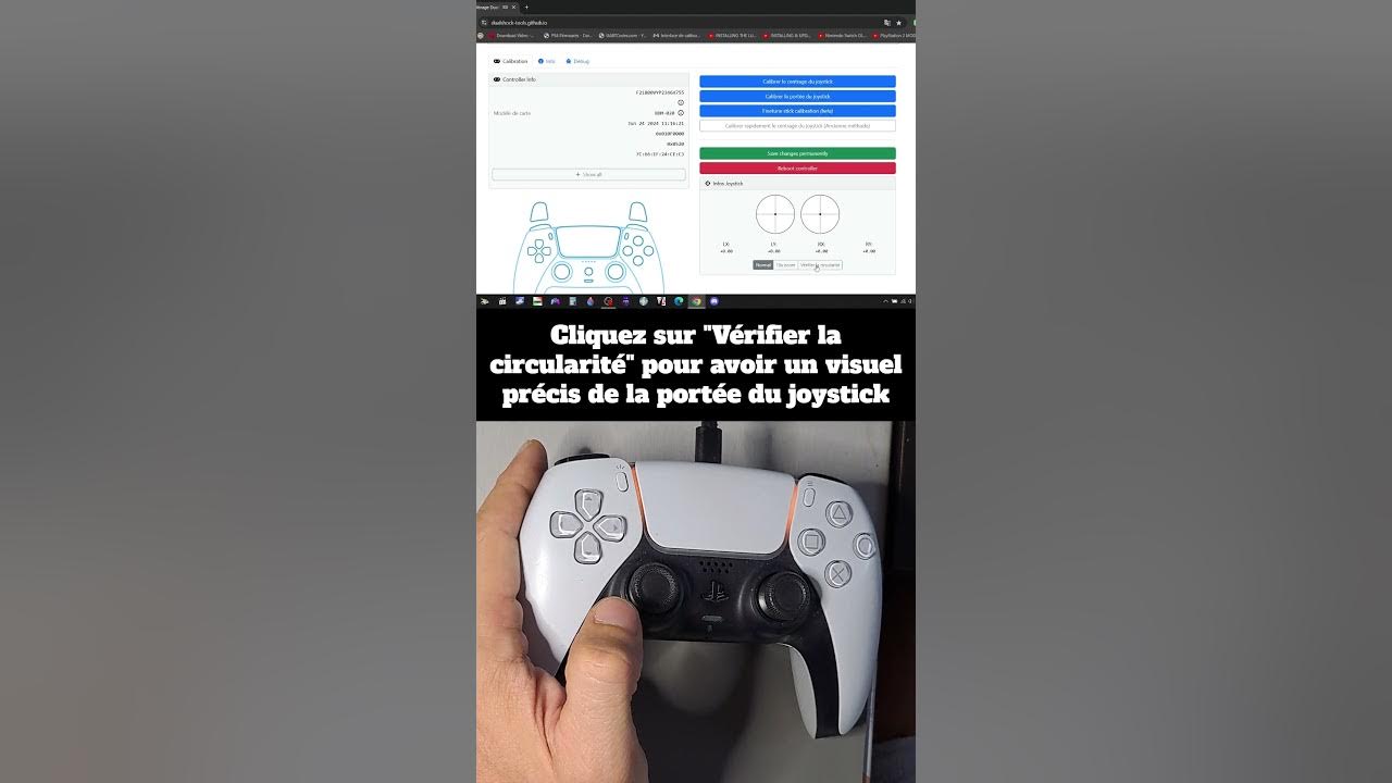 Calibration Dualsense via dualshock-tools - YouTube