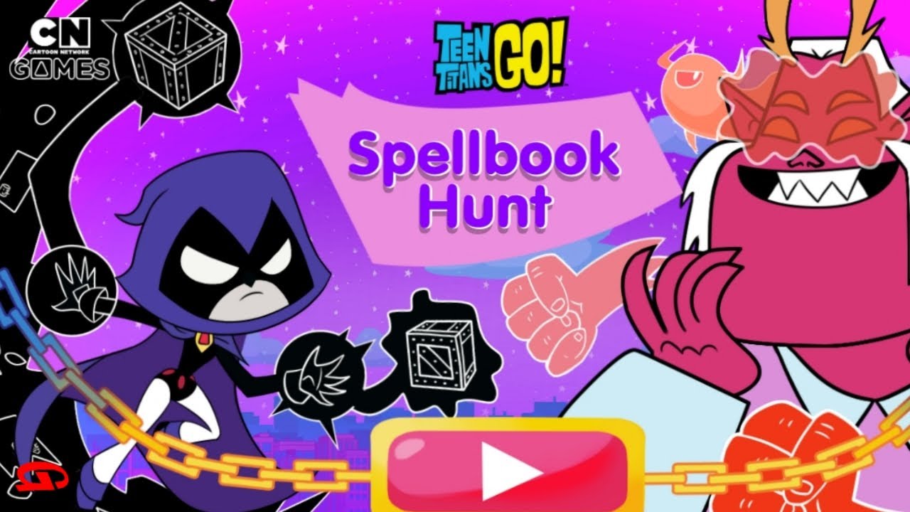 Teen Titans Go! Spellbook Hunt - Raven Saves the Titans | Cartoon ...