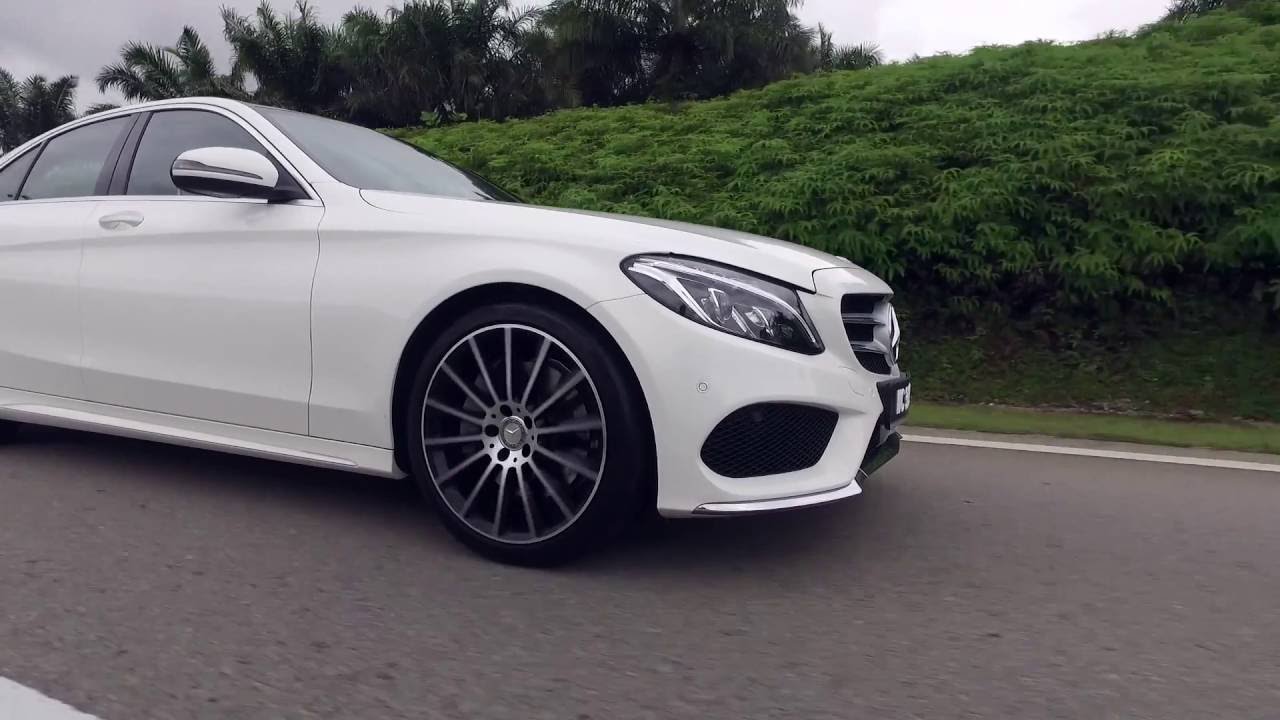 W205 Mercedes-Benz C 300 AMG Line road trip to Penang - YouTube