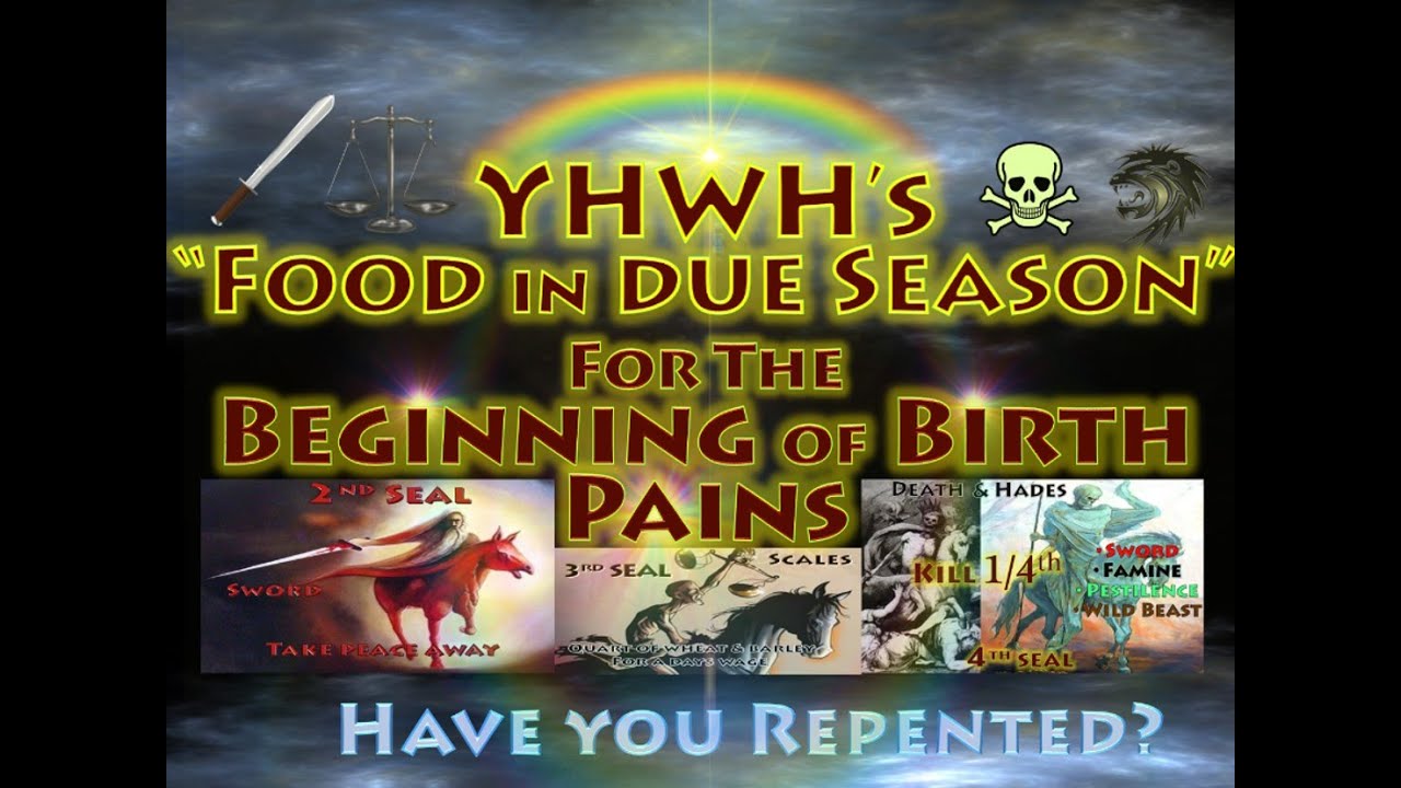 YHWH's Biblical Interpretation of the Second Seal, Third Seal & Fourth ...