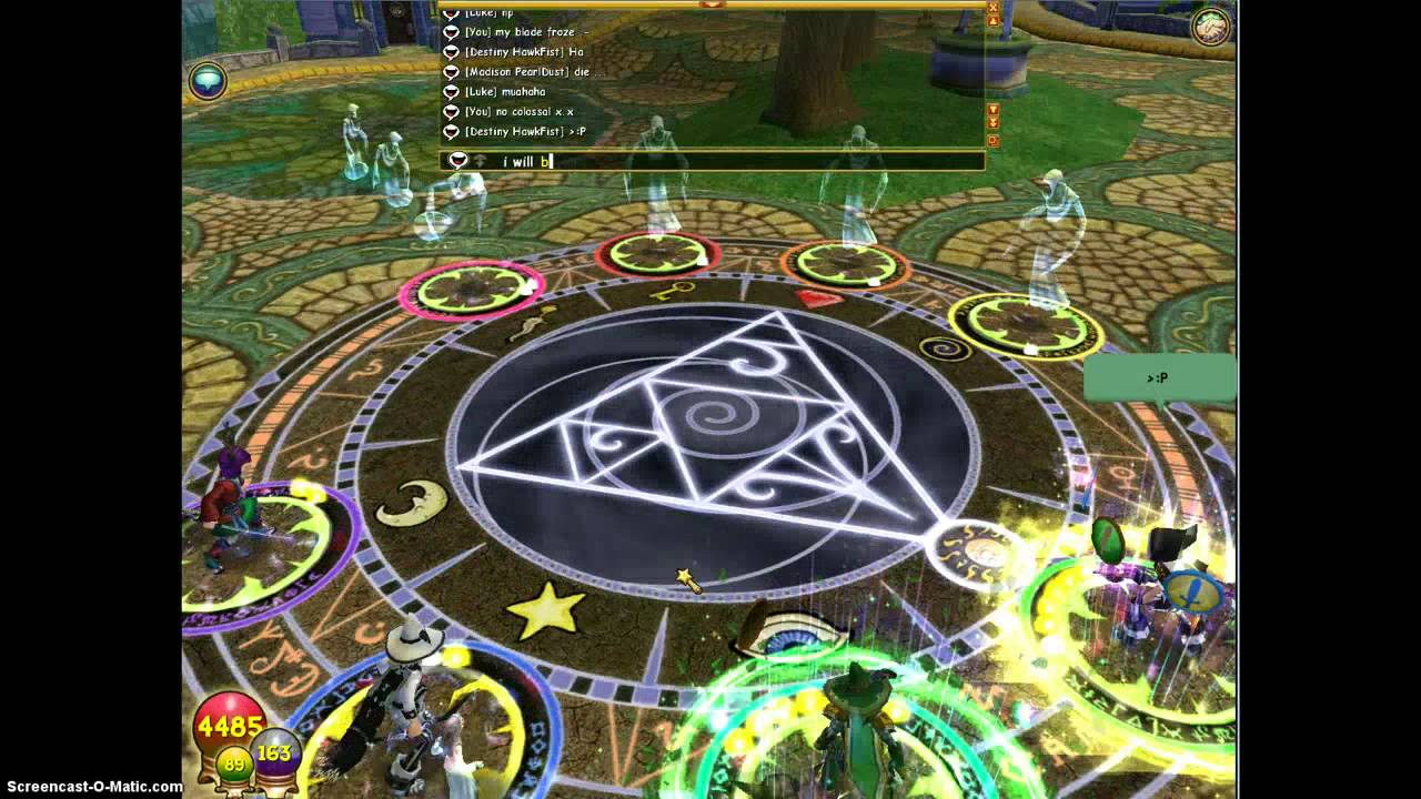 Wizard101 Myth and Life lvl 88 spells - YouTube