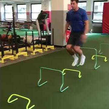 Continuous Small Hurdle Hops and Large Hurdle Jumps - YouTube