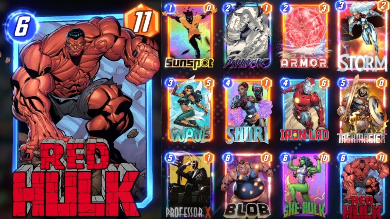 RED HULK In My Furyous Combo Deck How To Improve It? Blob Seems Like A ...