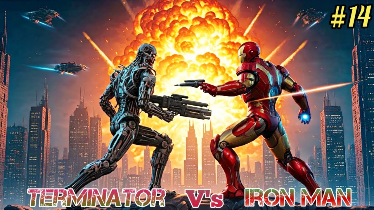 Iron Man vs. Terminator: The Ultimate Battle for Earth! Thief Woman ...
