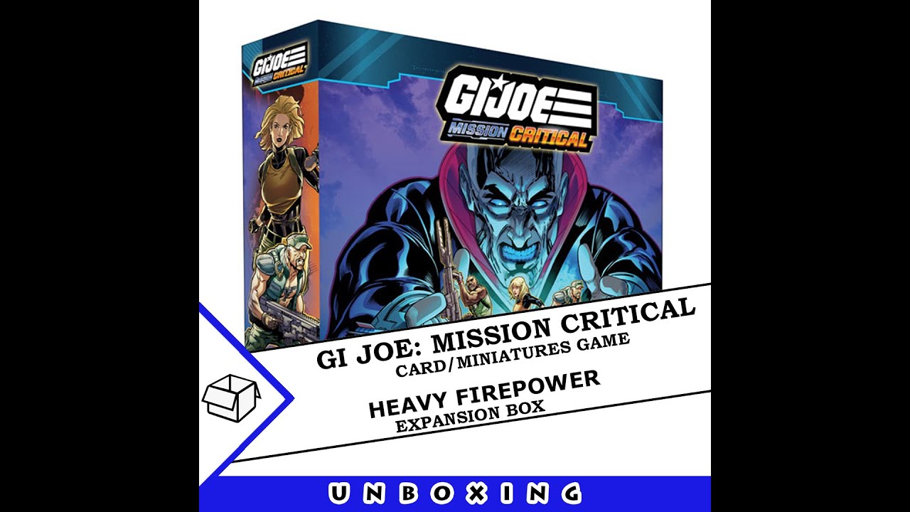 GI Joes: Mission Critical - Heavy Firepower expansion - YouTube