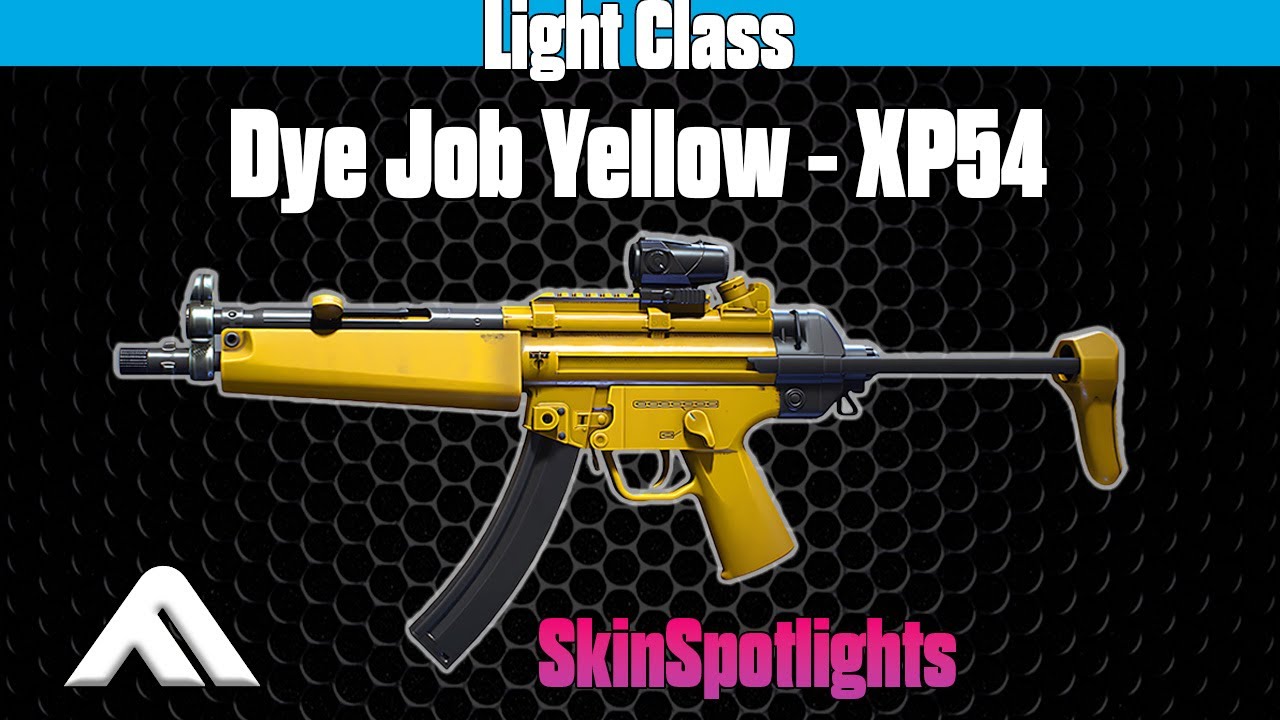DYE JOB YELLOW - XP 54 - THE FINALS - SKIN SPOTLIGHT 2024 - YouTube
