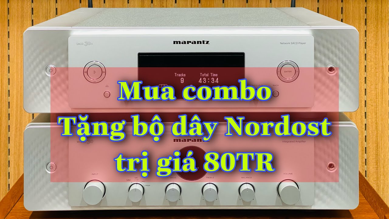 BỘ ĐÔI SIÊU PHẨM - Amply Marantz Model 30 - Đầu Marantz SACD 30N - GIÁ DIÊU TỐT CHÍNH HÃNG - YouTube