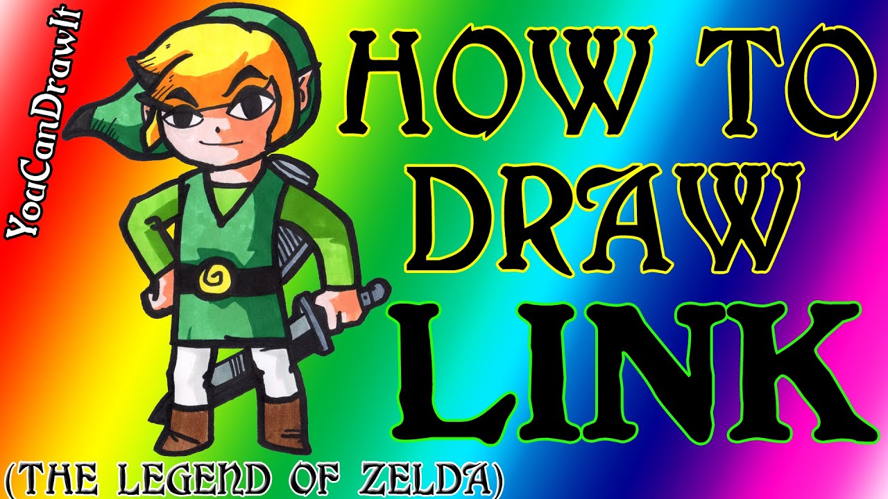 How To Draw Link from The Legend Of Zelda YouCanDrawIt ツ 1080p HD - YouTube