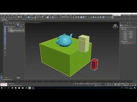 3ds Max 2018 - Ders 17 Snap Yapışkanlar Ayarları