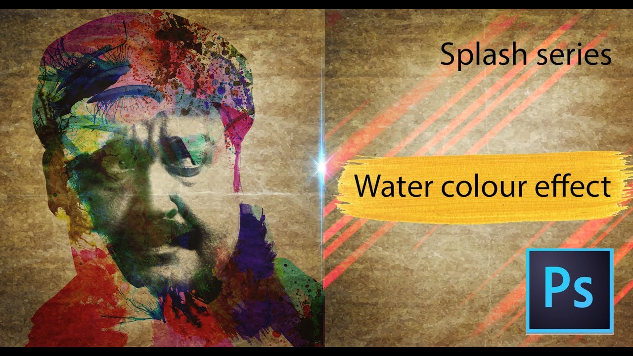 Water colour effect- splash series - YouTube