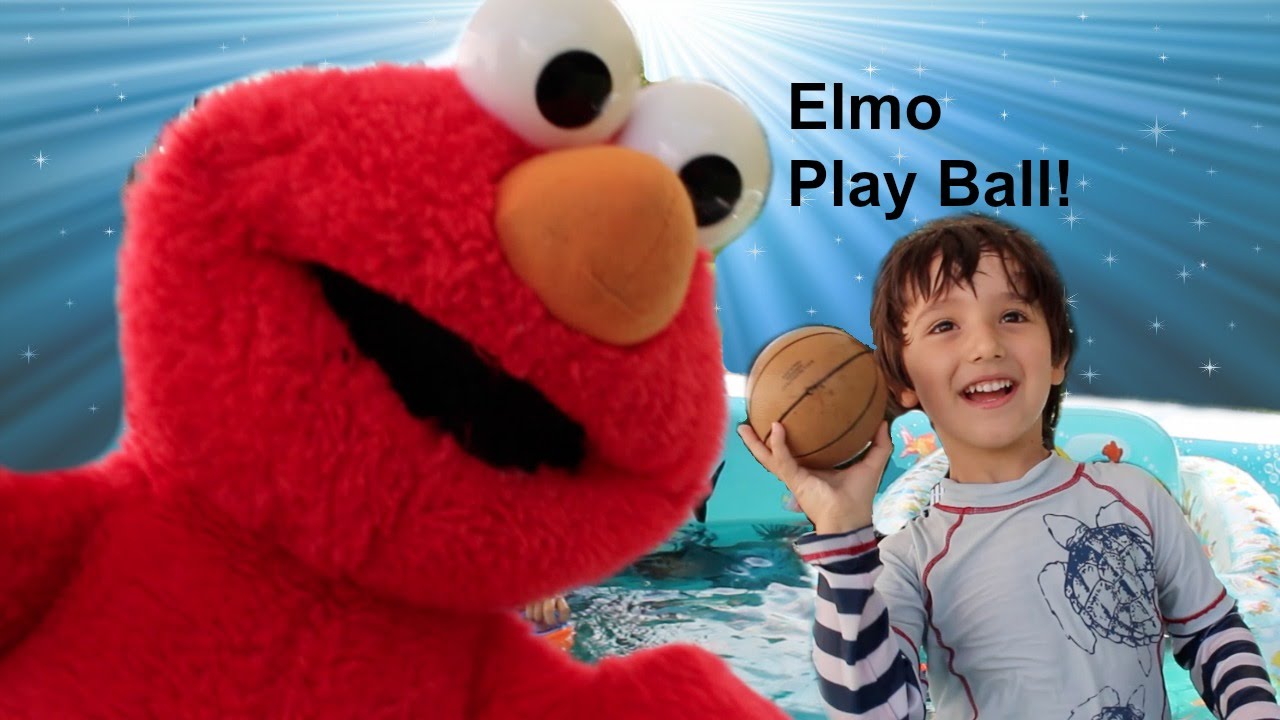 Elmo Plays Ball - YouTube