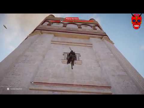 AC Origins Pharos Garrison Loot Treasure Location - YouTube