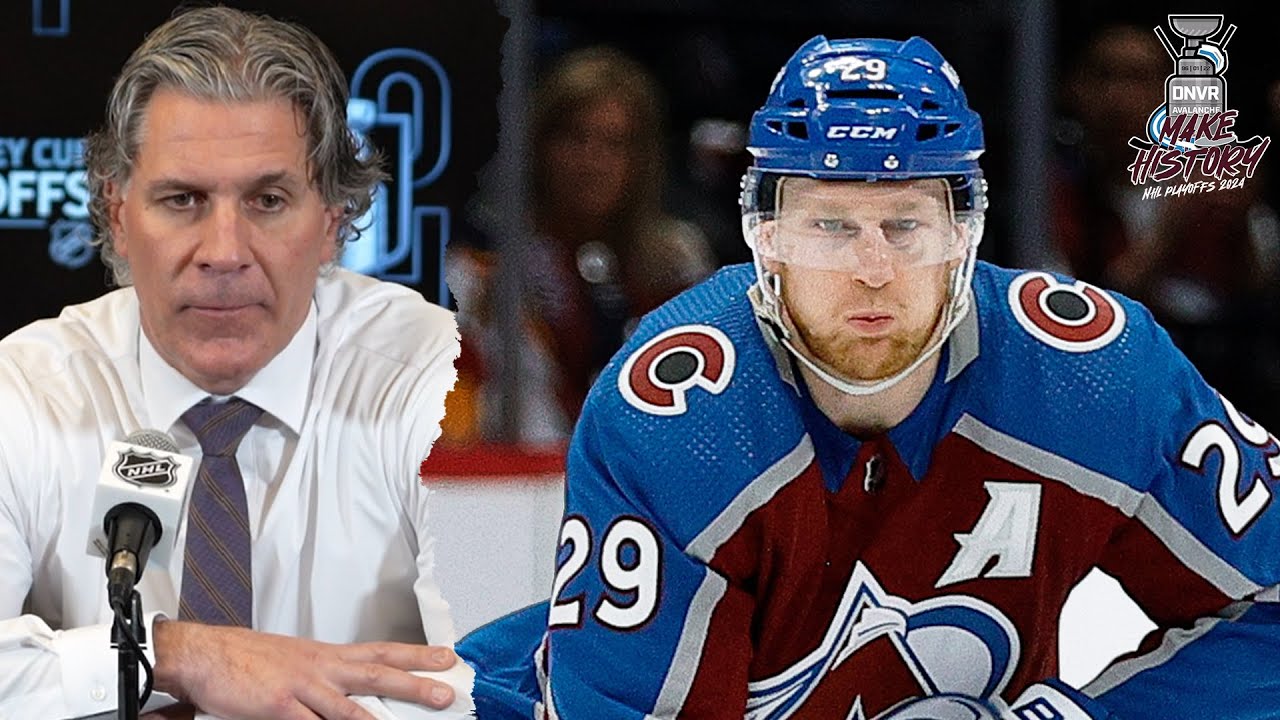 Jared Bednar says Avs Can't Make Mistakes to Beat Dallas - YouTube