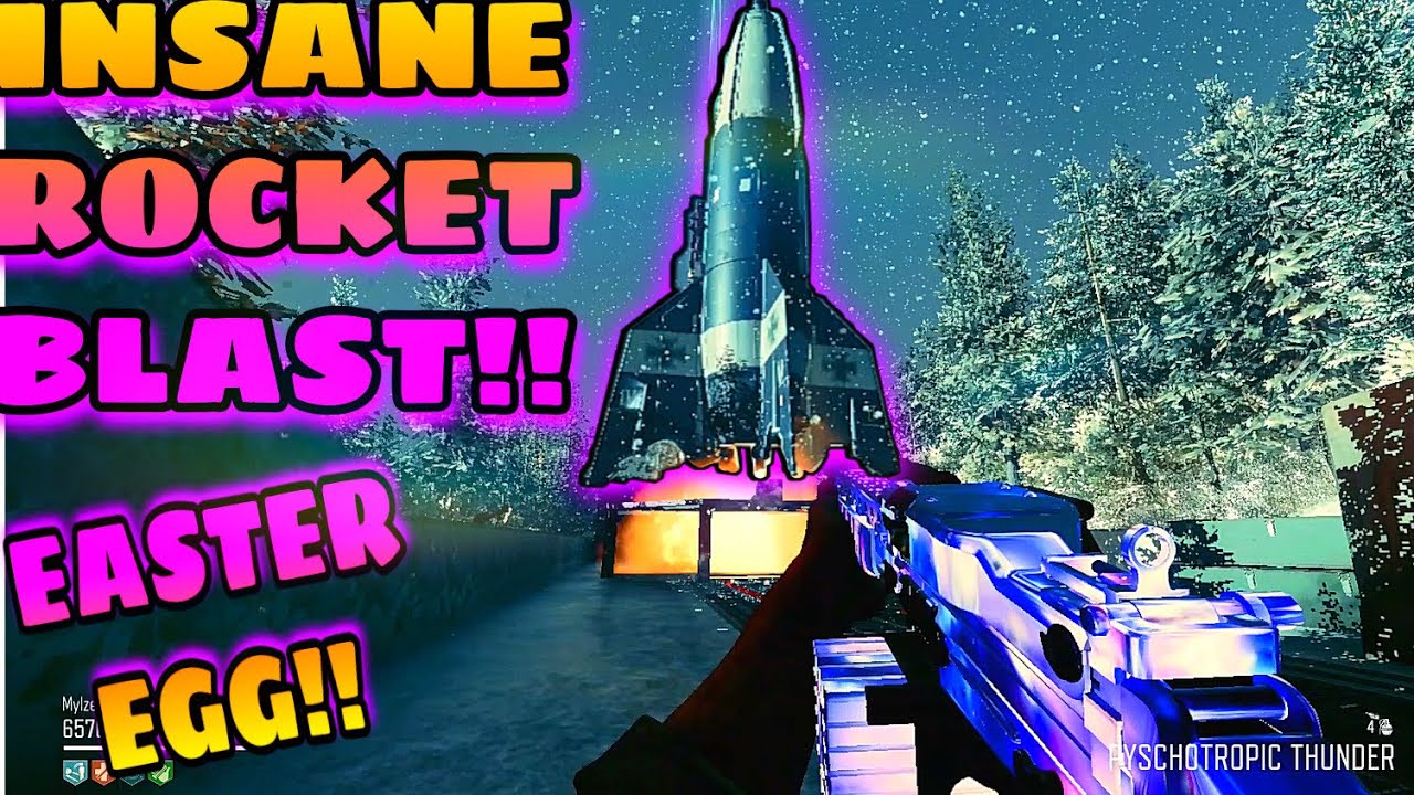 NEW MIND BLOWING ROCKET LAUNCH EASTER EGG!! + BLAST CUSTOM ZOMBIES BO3 ...
